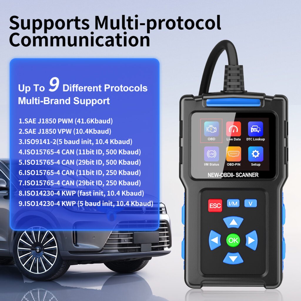 T200 OBD2 Scanner Car Code Reader Card Car Engine Fault Detector Car ...